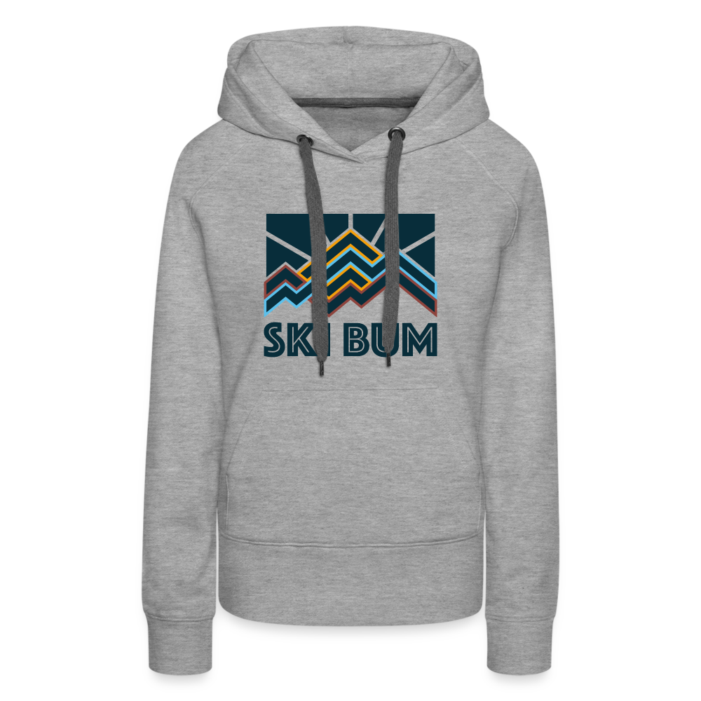 Premium Women's Ski Bum Hoodie | Hey Mountains